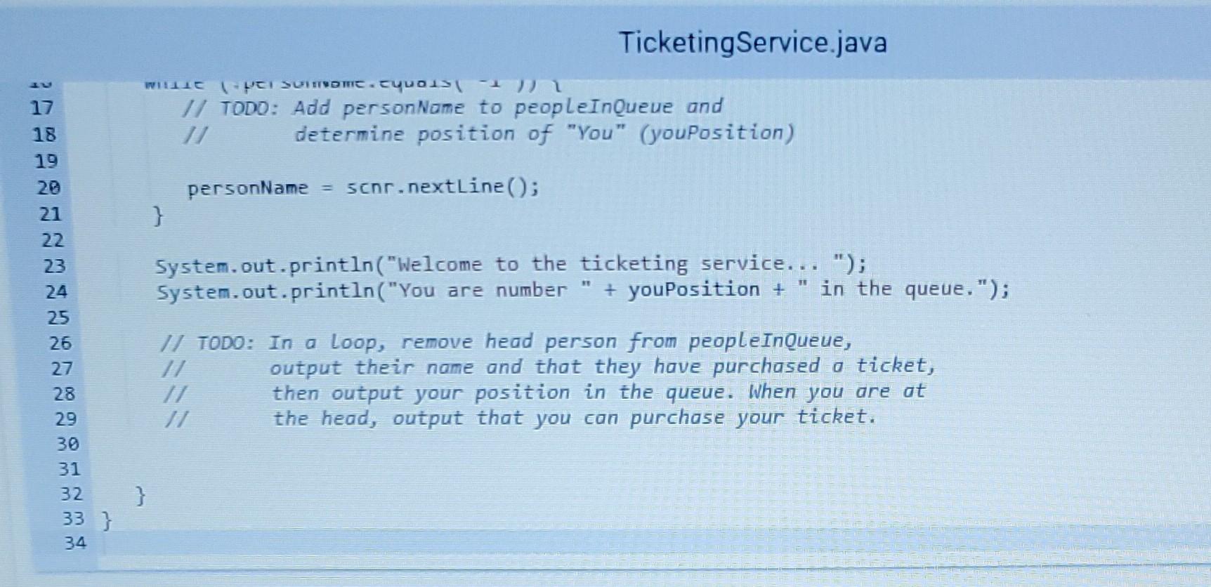 Solved Given main 0, complete the program to add people to a | Chegg.com