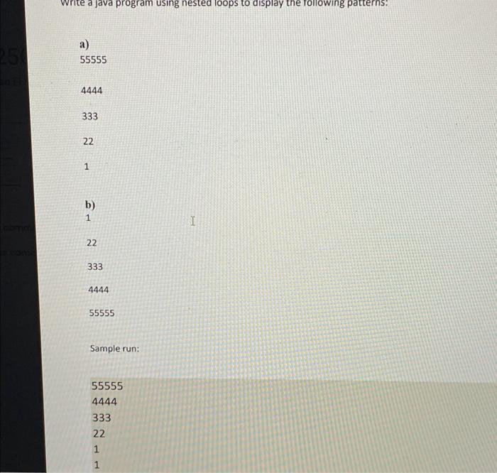 Solved Sample run: Sample run: | Chegg.com