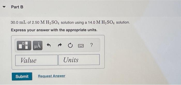 Solved Determine the volume (mL) required to prepare each of | Chegg.com