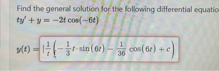 Solved Nonhomogeneous Linear: Pro (4 points) Find the | Chegg.com