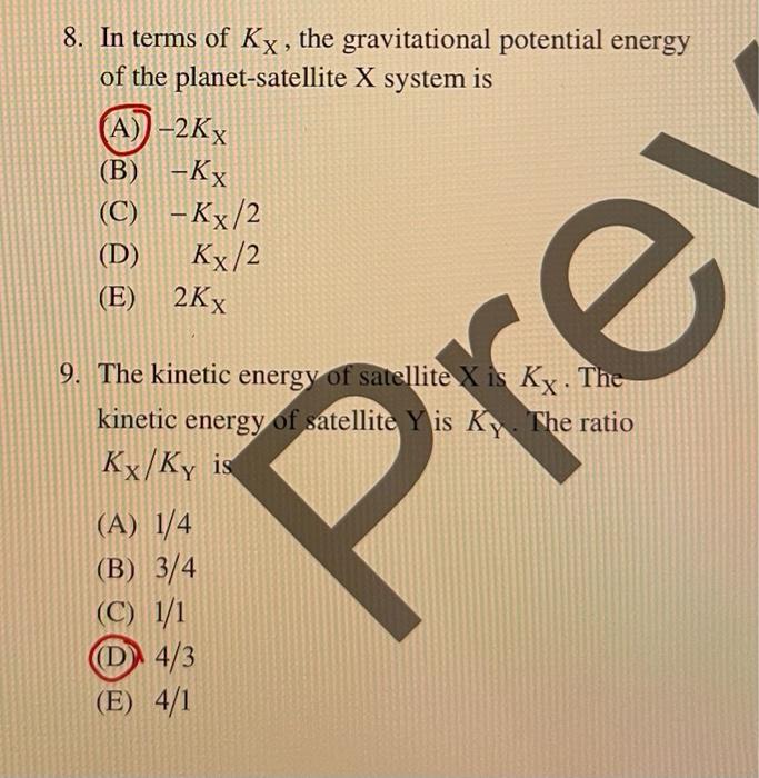 Solved Questions 8-10 Y 4R Planet M X i i R i 3R Identical | Chegg.com
