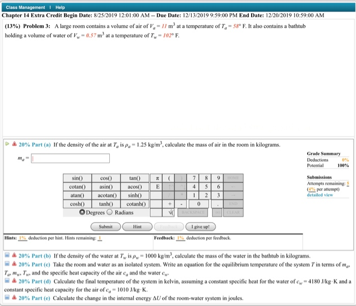 Solved I Help Class Management Chapter 14 Extra Credit Begin | Chegg.com
