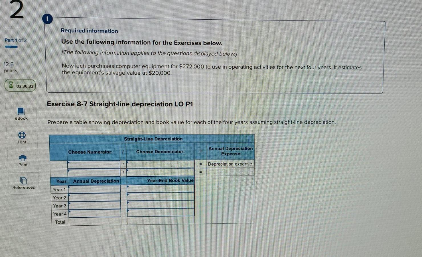 Solved 2 Required information Part 1 of 2 Use the following | Chegg.com Solved 2 Required information Part 1 of 2 Use the following | Chegg.com