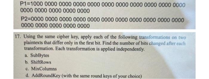 Solved P1=1000 0000 0000 0000 0000 0000 0000 0000 0000 0000 | Chegg.com