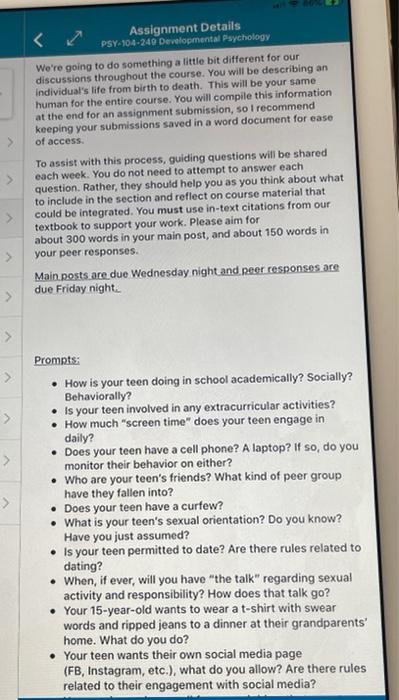 Solved Assignment Details p5yc104-248 perviogmental | Chegg.com