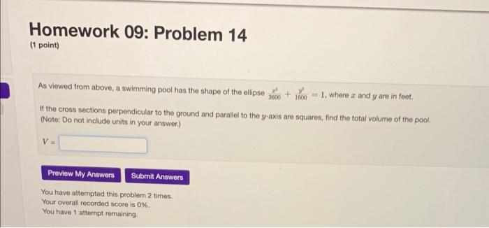 Homework 09: Problem 14 (1 point) As viewed from | Chegg.com