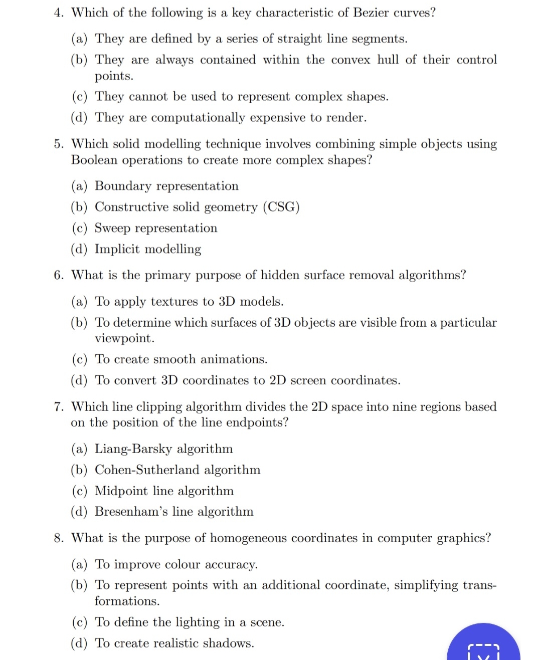 Solved What does the term "clipping" refer to in computer | Chegg.com