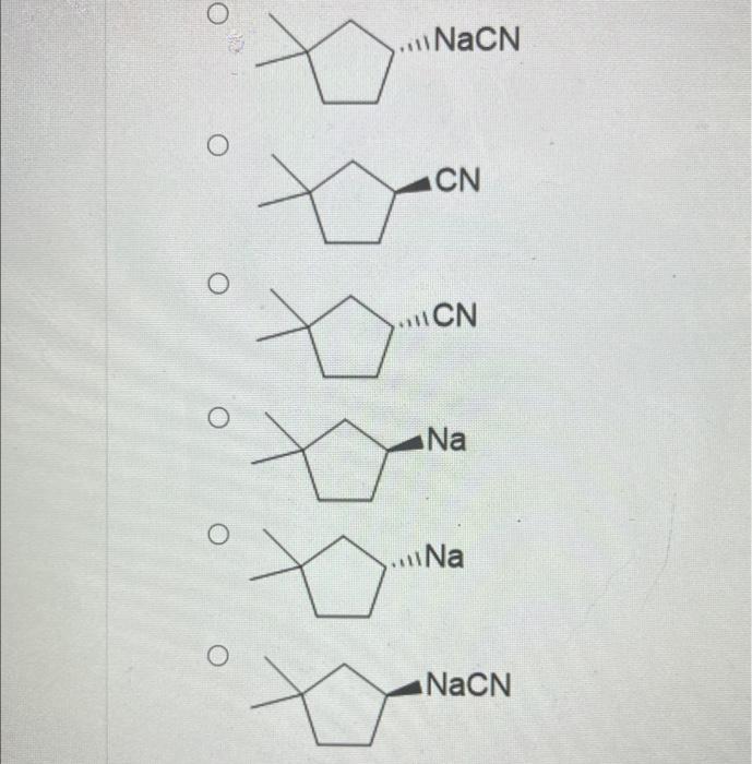 Solved Br NaCN ? The reaction given above involves an Sn2 | Chegg.com