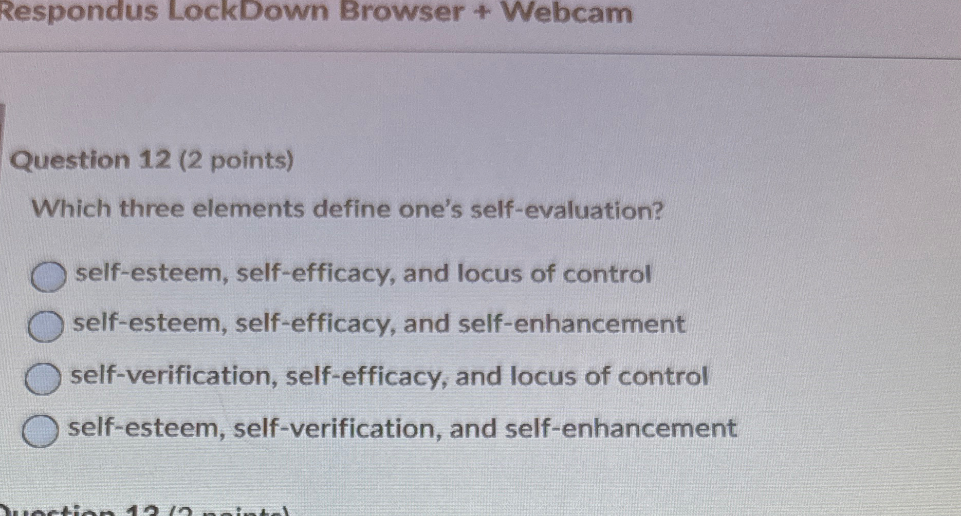 Solved Question 12 (2 ﻿points)Which three elements define | Chegg.com