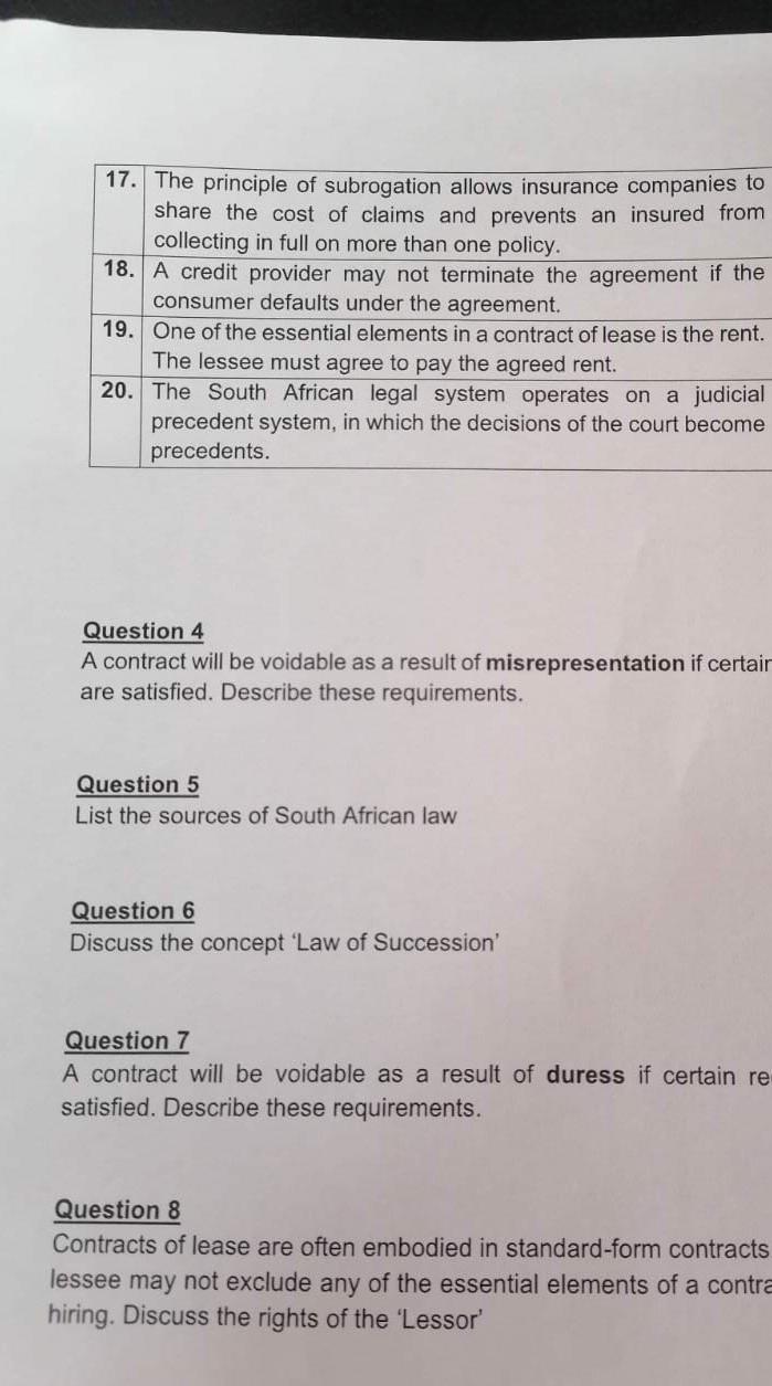 Solved \r\n\r\n\r\n20. The Basic Conditions of Employment | Chegg.com