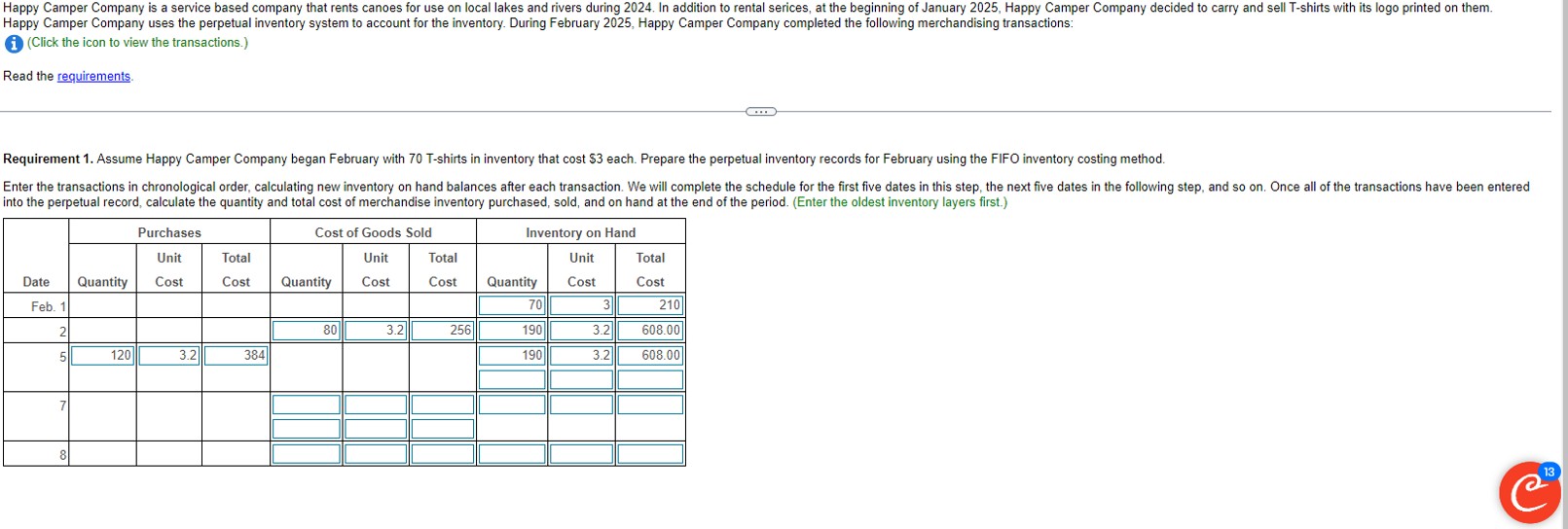 (Click the icon to view the transactions.)Read the | Chegg.com