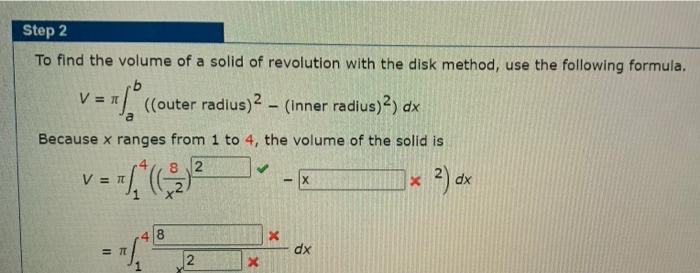 Solved Use the disk method or the shell method to find the | Chegg.com