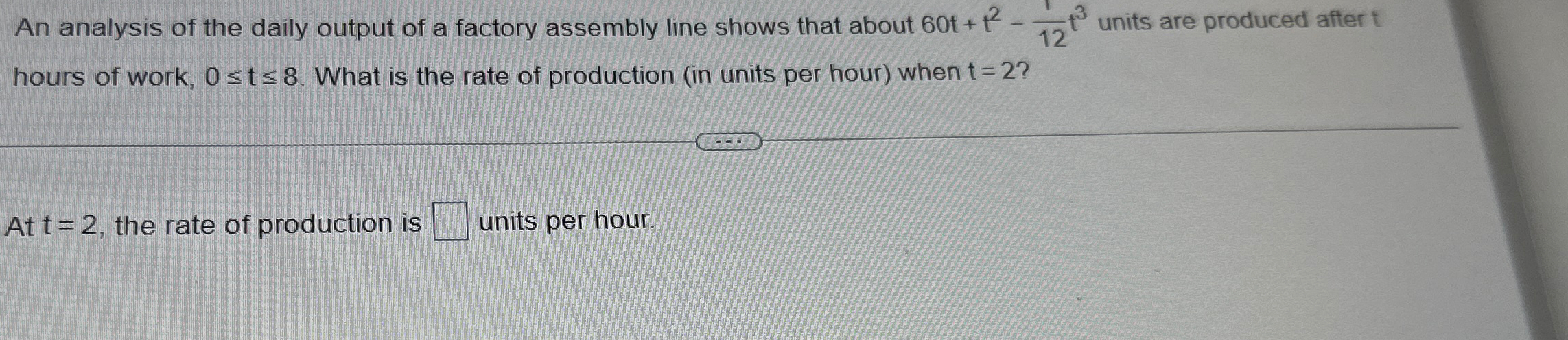 Solved An analysis of the daily output of a factory assembly | Chegg.com