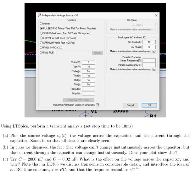 Solved HW12: LTSpice Assignment II You can use another | Chegg.com
