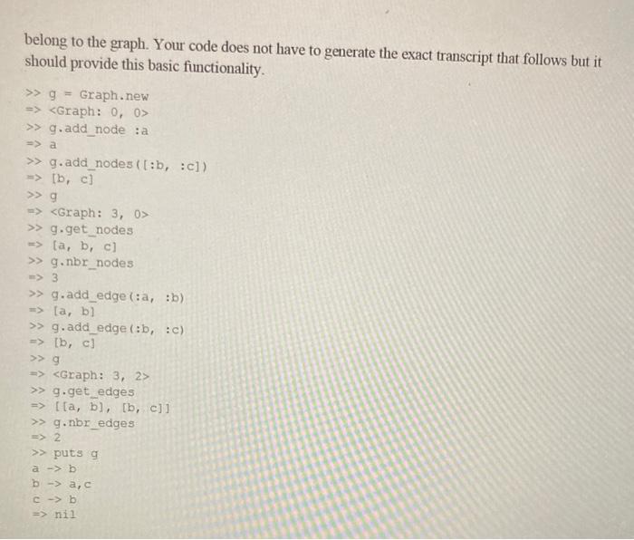 Solved Part 1 A graph consists of nodes and edges. An edge | Chegg.com