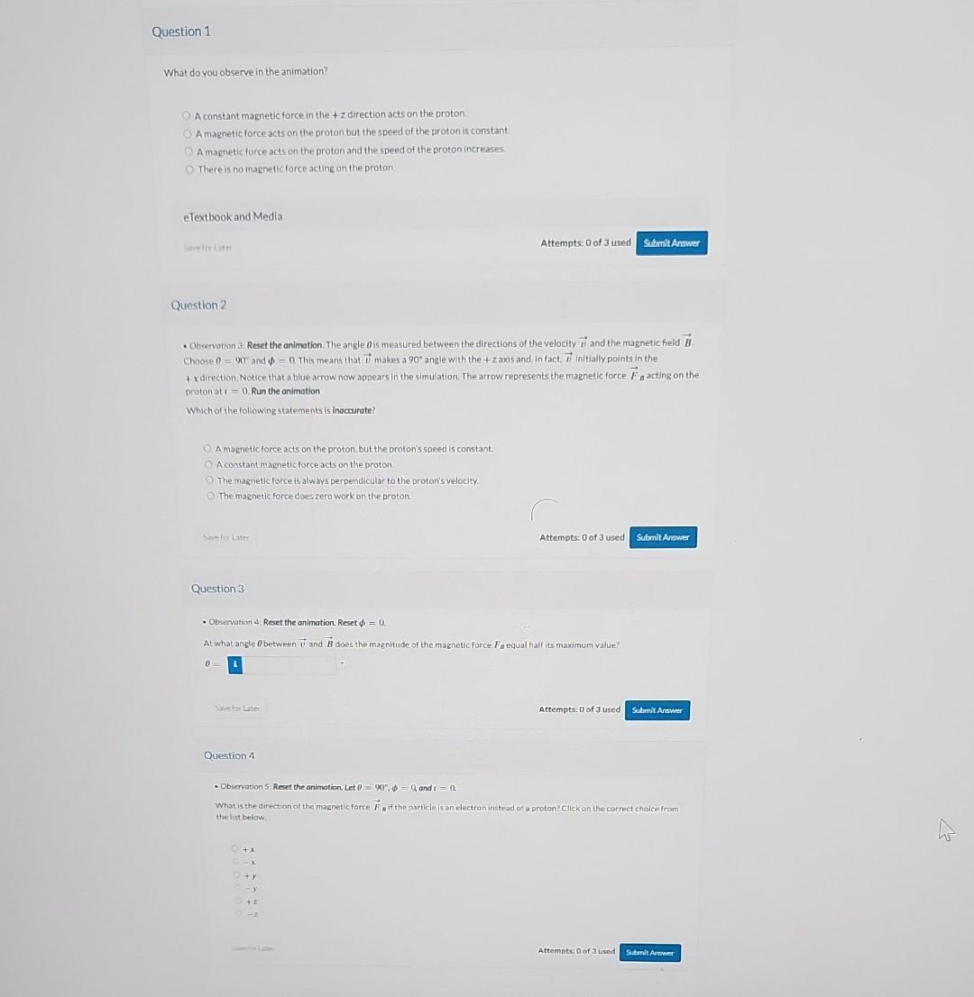 What do you observe in the animation? A constant | Chegg.com