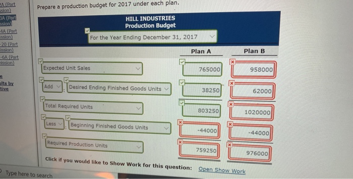 Solved Problem 21-3A (Part Level Submission) Hill Industries | Chegg.com