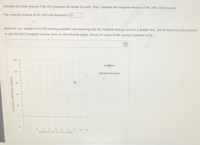Solved 2. Calculating marginal revenue from a linear demand | Chegg.com