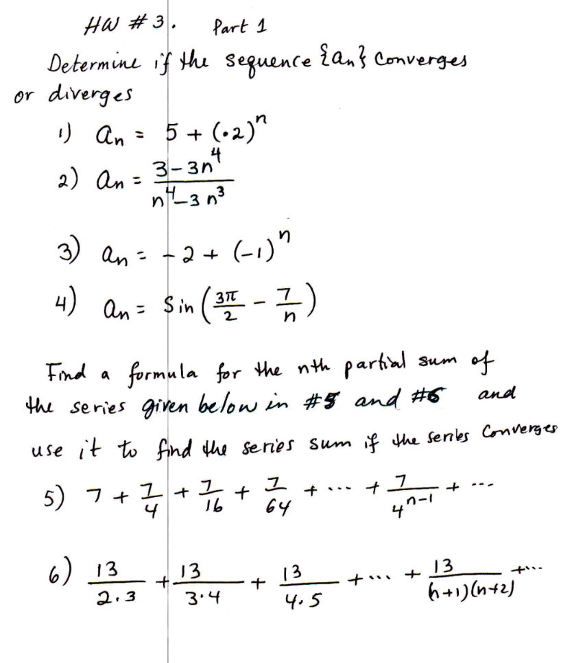 Solved Determine if the sequence {a_n} converges or diverges | Chegg.com