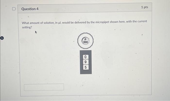 Solved What amount of solution, in μl, would be delivered by | Chegg.com