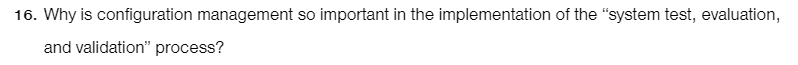 Solved Why is configuration management so important in the | Chegg.com