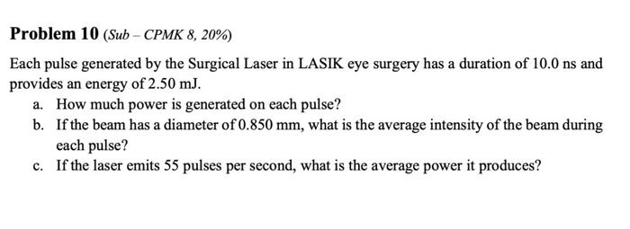 Solved Problem 10 (Sub-CPMK 8, 20%) Each pulse generated by | Chegg.com