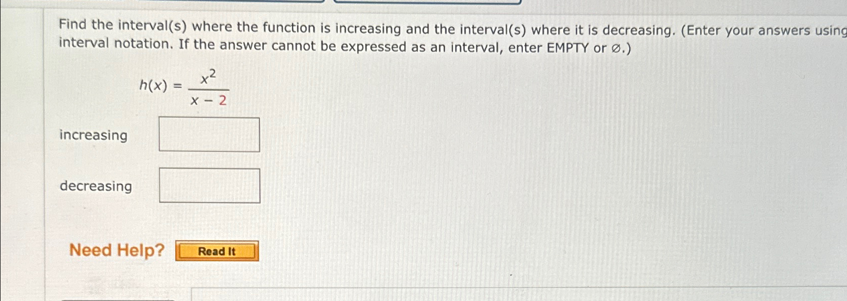 Solved Find the interval(s) ﻿where the function is | Chegg.com