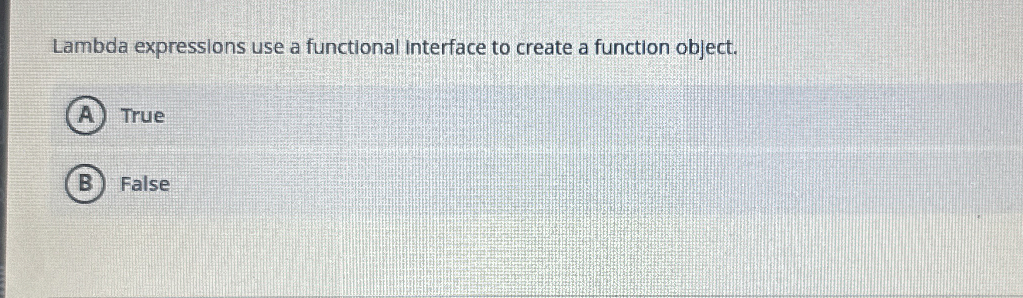 Solved Lambda expressions use a functional interface to | Chegg.com
