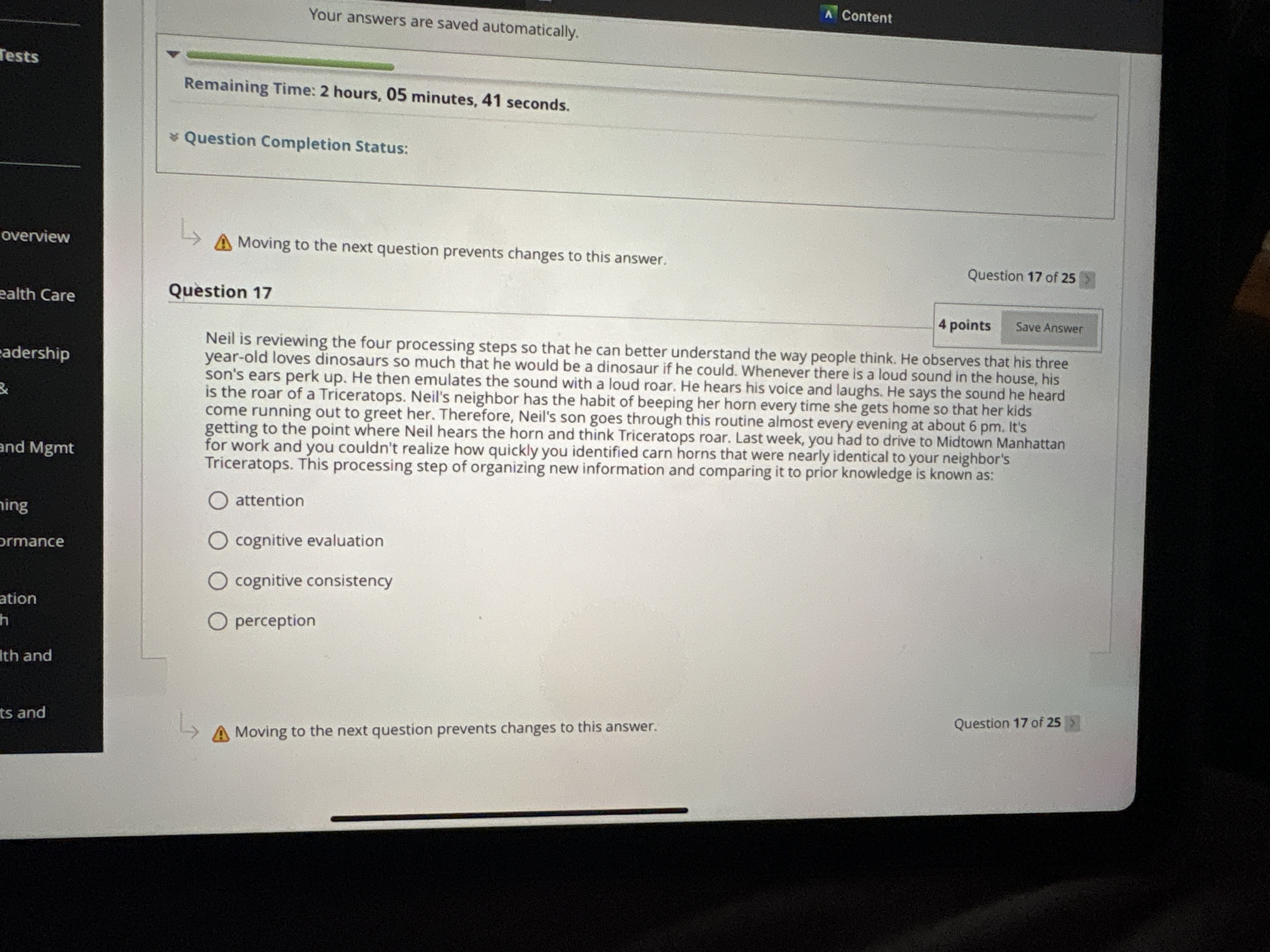 Solved Question 17Neil is reviewing the four processing | Chegg.com