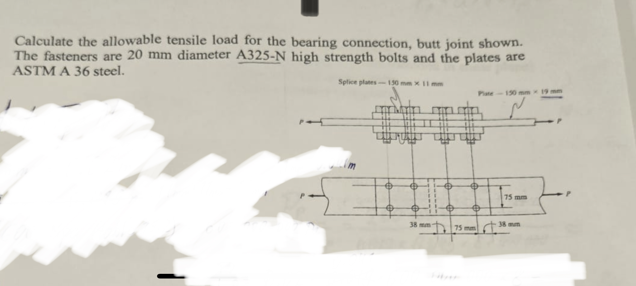 Solved Calculate the allowable tensile load for the bearing | Chegg.com