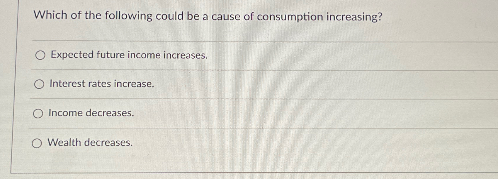Solved Which of the following could be a cause of | Chegg.com