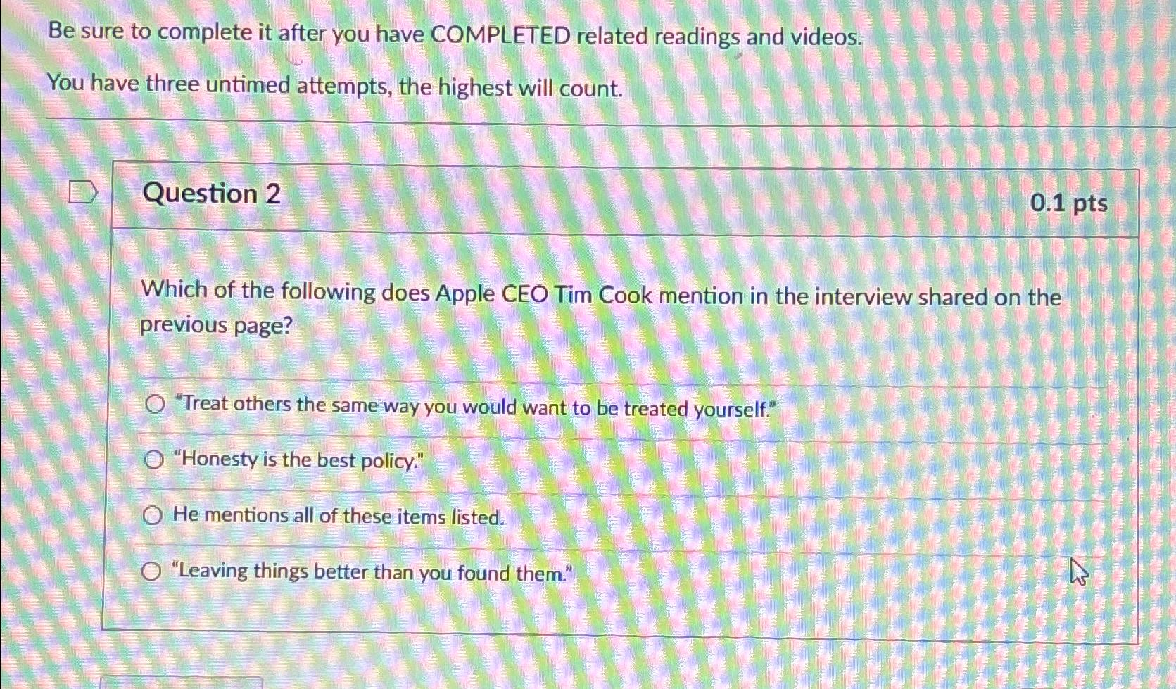 Solved Be sure to complete it after you have COMPLETED | Chegg.com