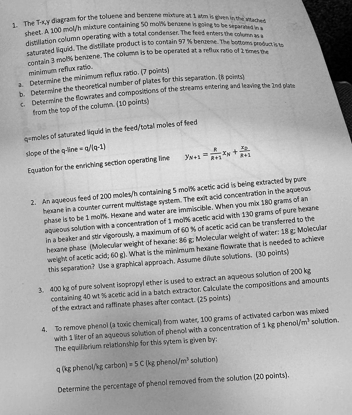 Solved The T-x,y ﻿diagram for the toluene and benzene | Chegg.com