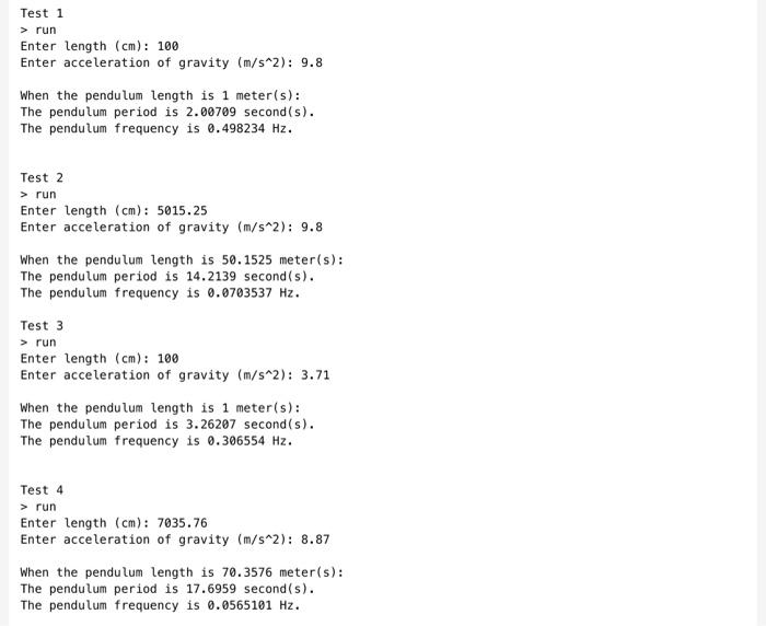 Solved my code isnt passing the test cases in zybooks and im | Chegg.com