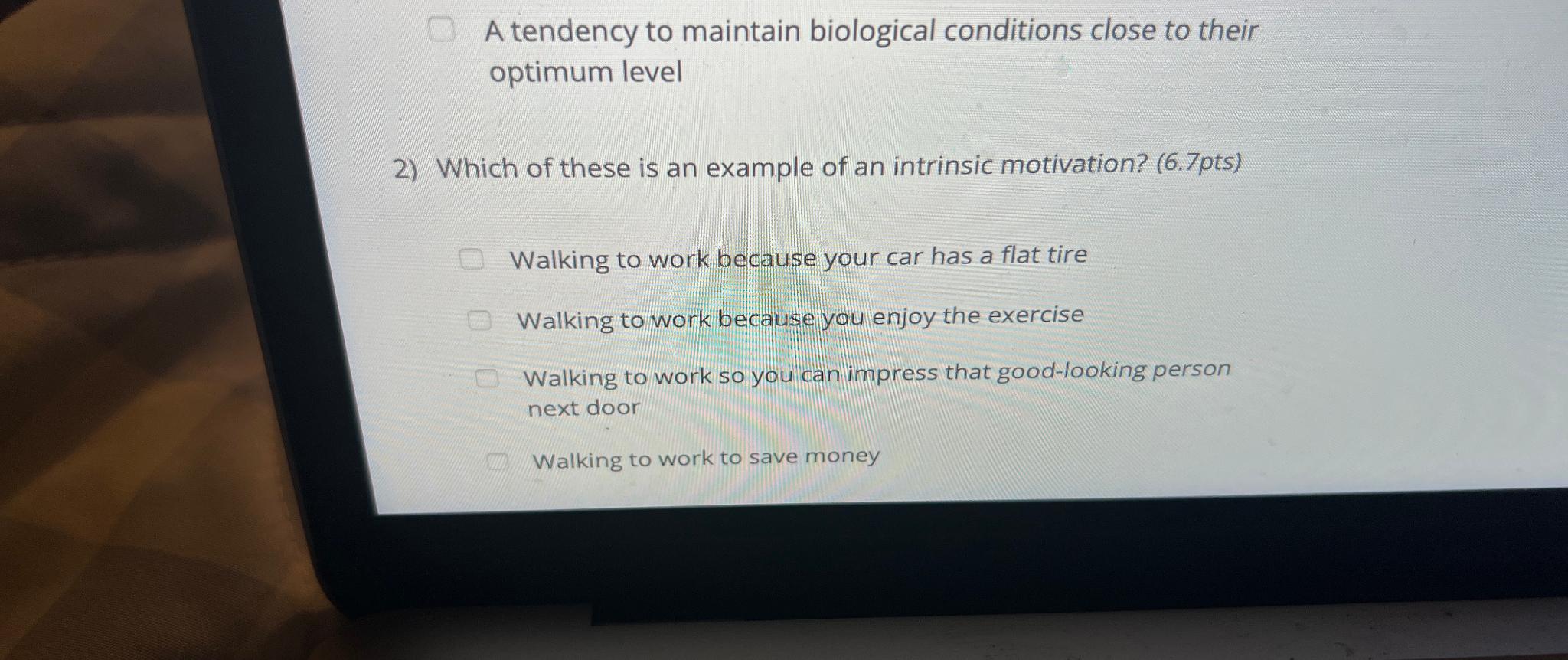 Solved A tendency to maintain biological conditions close to | Chegg.com
