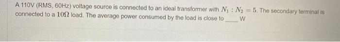 Solved A balanced positive sequence wye-connected 60Hz | Chegg.com