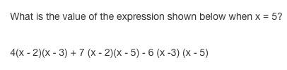Solved What is the value of the expression shown below when | Chegg.com