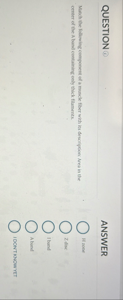 Solved QUESTIONANSWERMatch the following component of a | Chegg.com