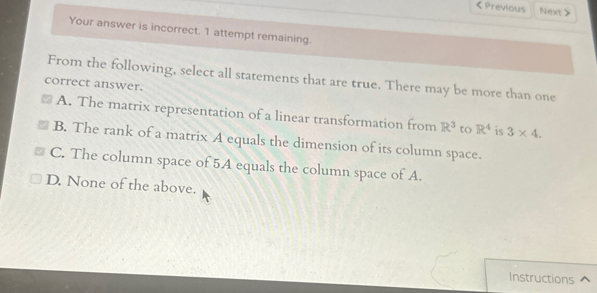 Solved \\nFrom the following, select all statements that are | Chegg.com