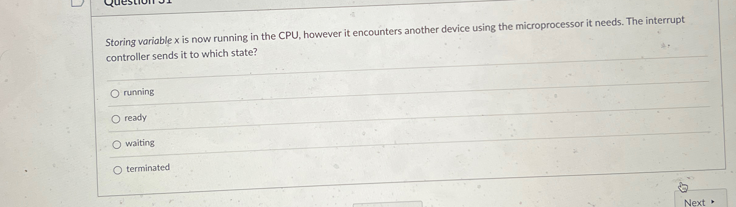 Solved Storing Variable X ﻿is Now Running In The Cpu