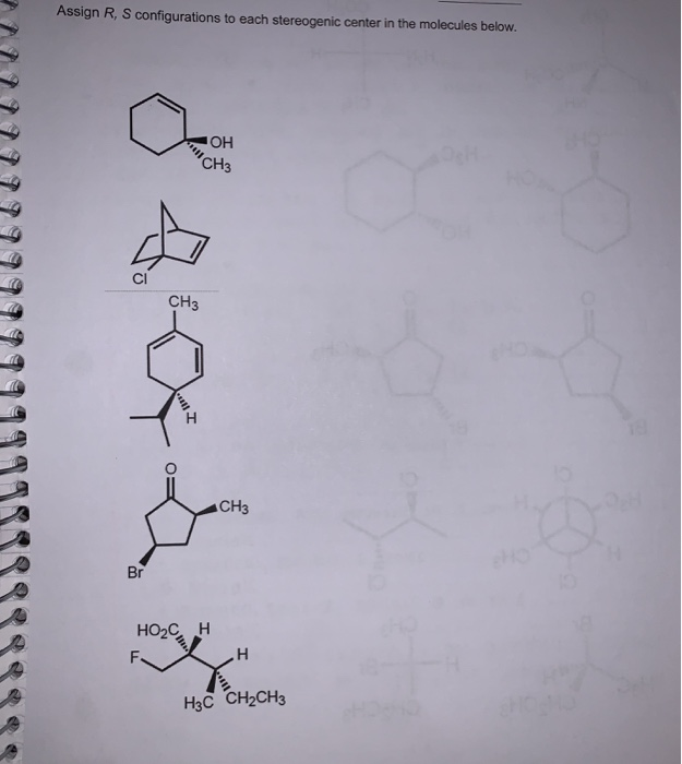Solved Assign R, S configurations to each stereogenic center | Chegg.com