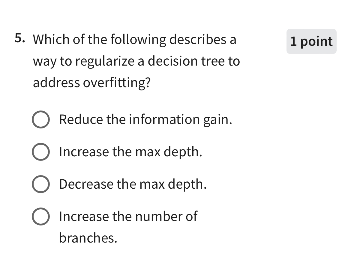 Solved Which of the following describes a way to regularize | Chegg.com