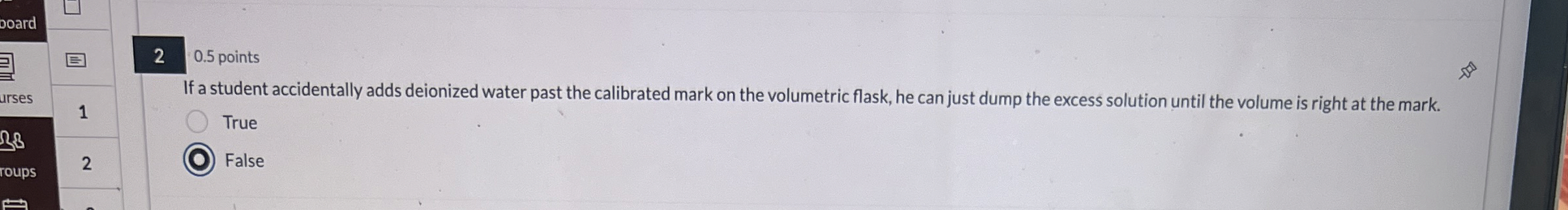 Solved 20.5 pointsIf a student accidentally adds deionized | Chegg.com Solved 20.5 pointsIf a student accidentally adds deionized | Chegg.com