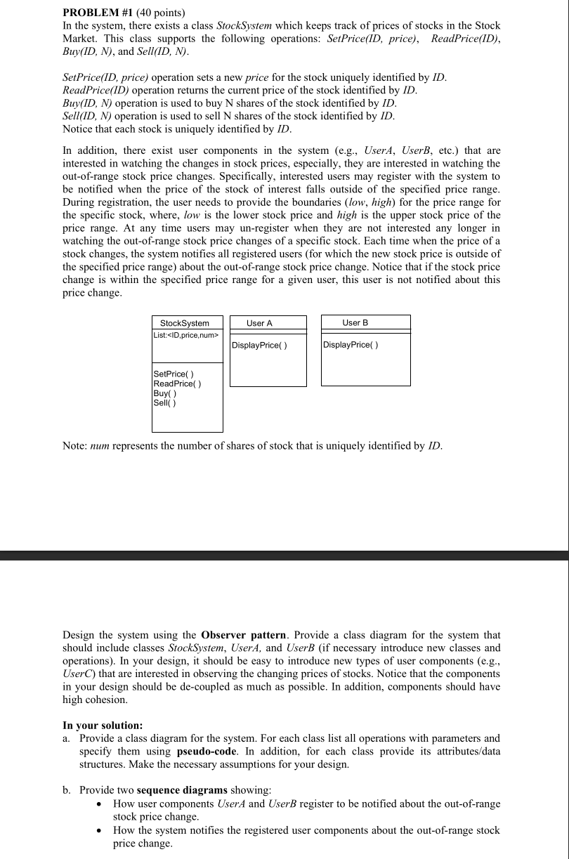 PROBLEM \#1 (40 ﻿points)In the system, there exists a | Chegg.com