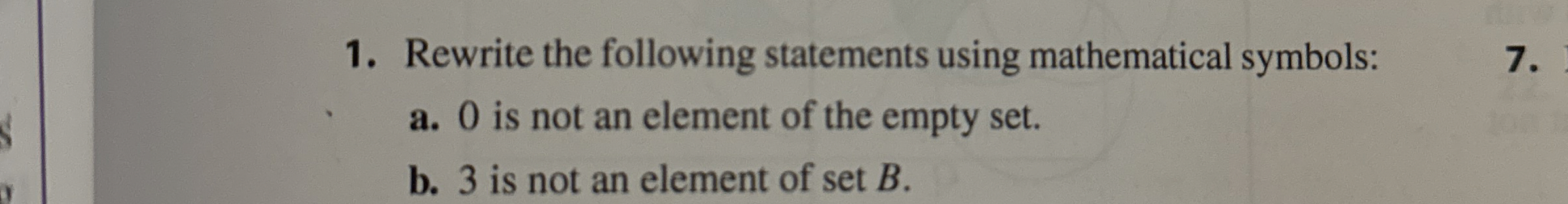 Solved Rewrite the following statements using mathematical | Chegg.com