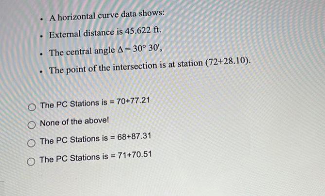 Solved Question 17 Find the PC and PT satations for the | Chegg.com