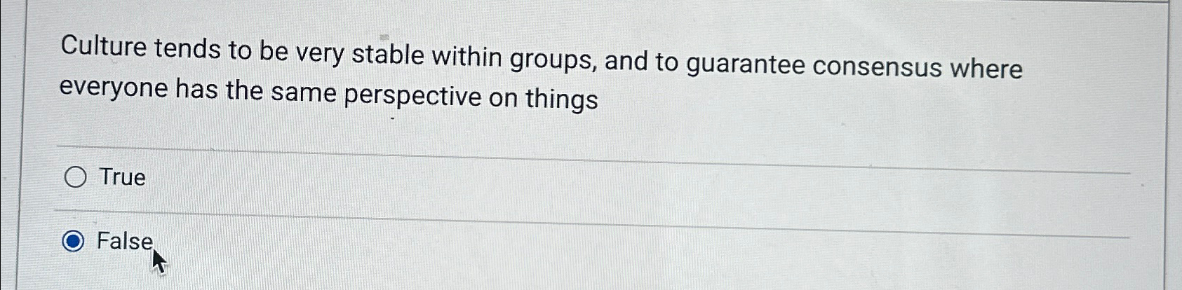 Solved Culture tends to be very stable within groups, and to | Chegg.com