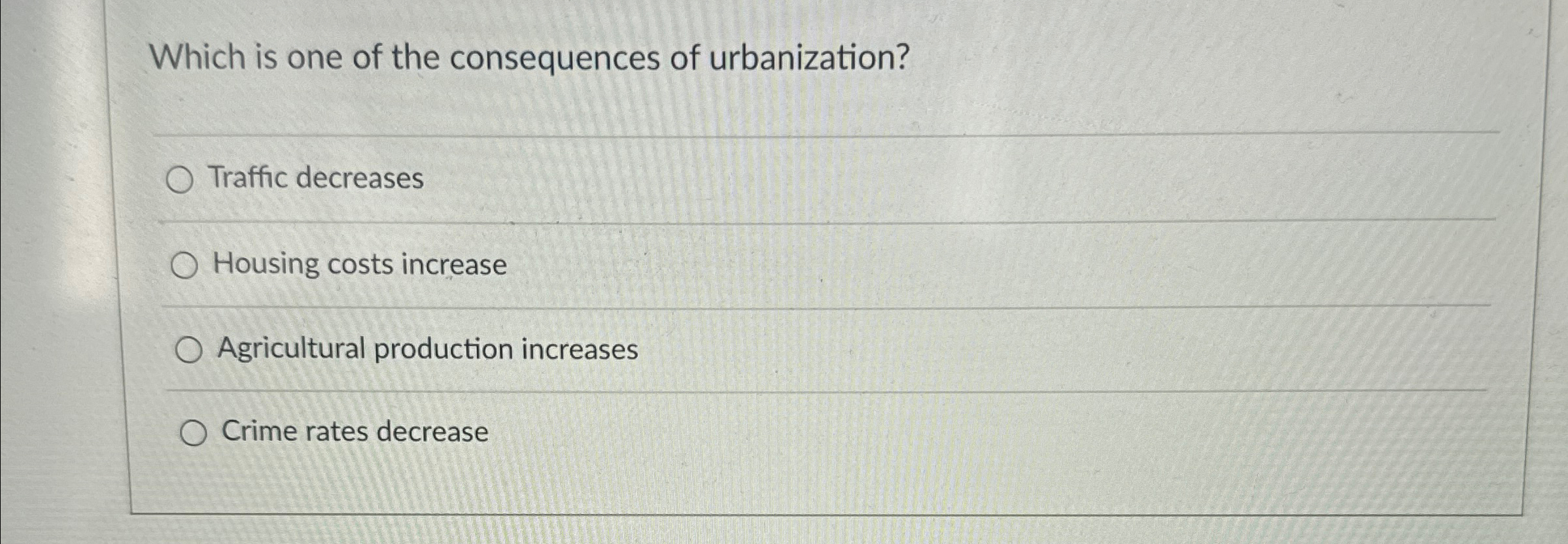 Solved Which is one of the consequences of | Chegg.com