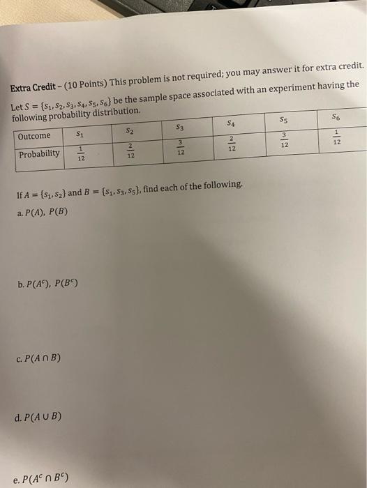 Solved Extra Credit - (10 Points) This problem is not | Chegg.com