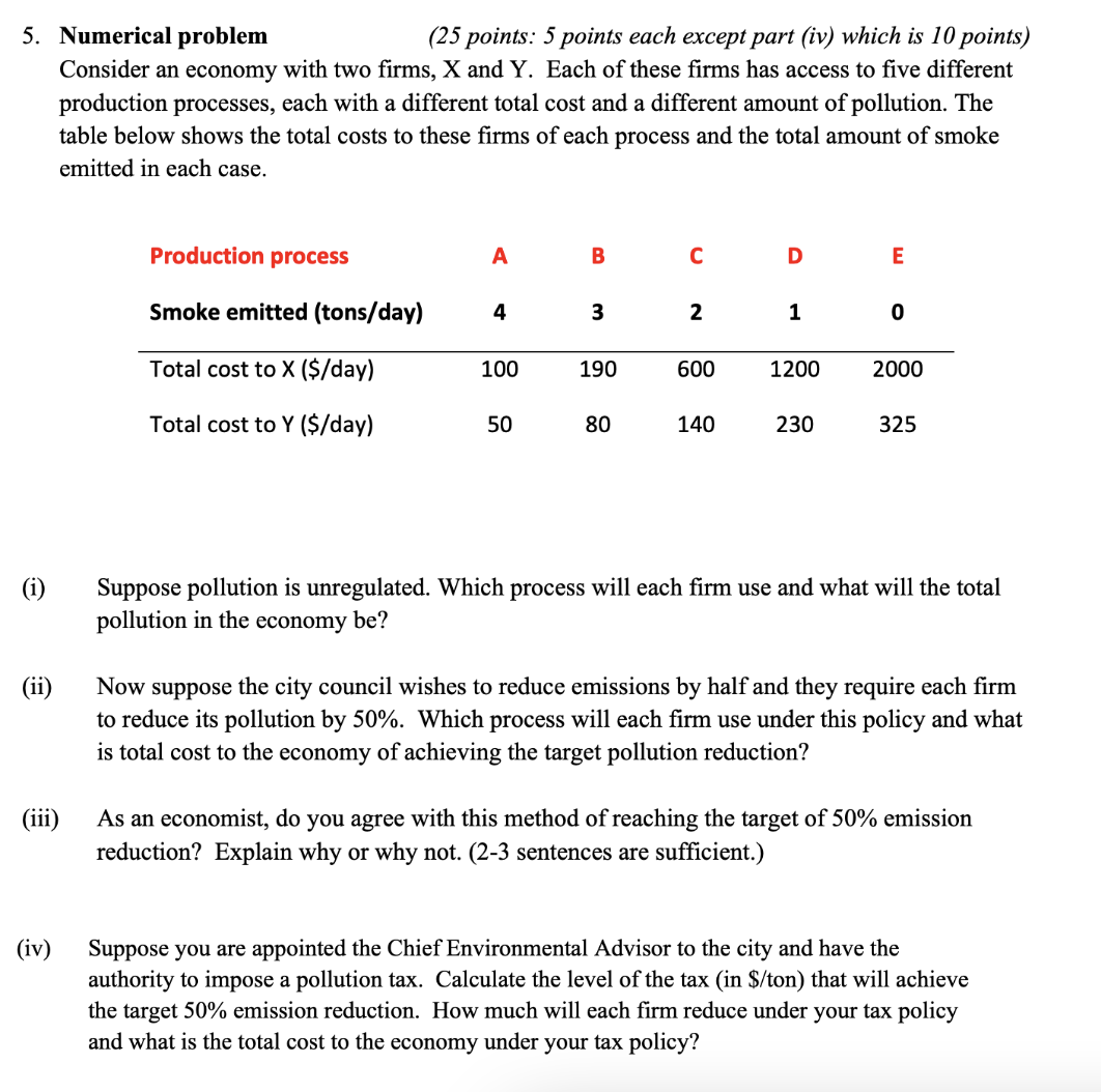 Solved Consider an economy with two firms, x ﻿and Y. ﻿Each | Chegg.com